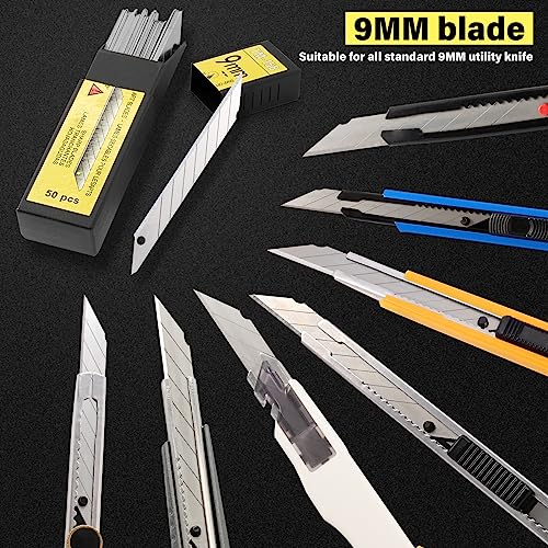 Snapklik.com : 100pcs Utility Knife Replacement Blades, 30 Degree ...