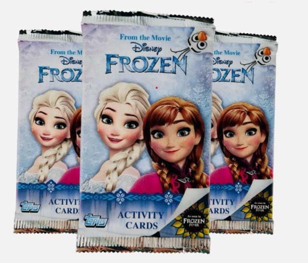 pmw - 3X Topps Disney Frozen Trading Cards Sealed Booster Packs Bundle ...