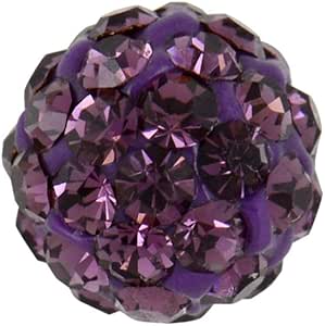 Amazon.com: Studex Sensitive Regular 6mm Amethyst Crystal Fireball ...