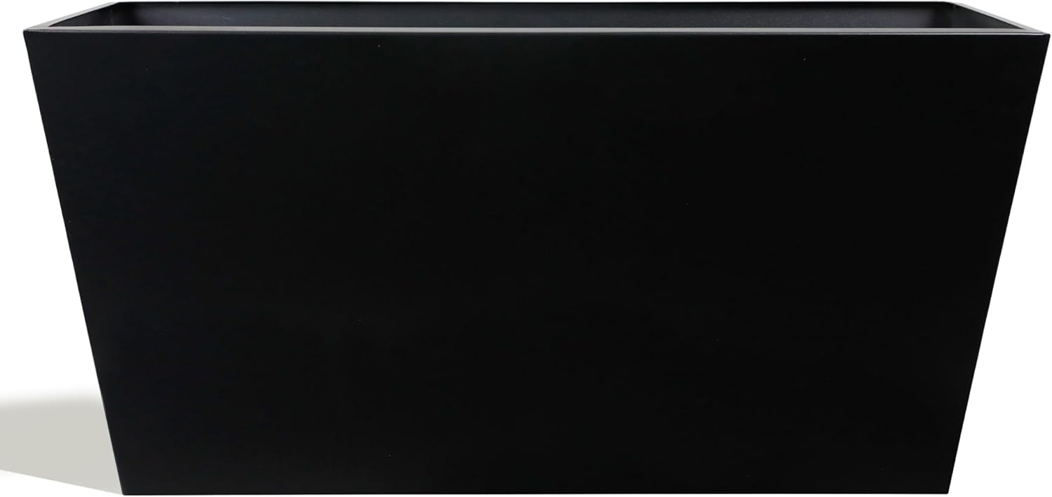 Amazon.com : Worth Garden Heavy Metal Planter Box - 28" x 12" x 16 ...