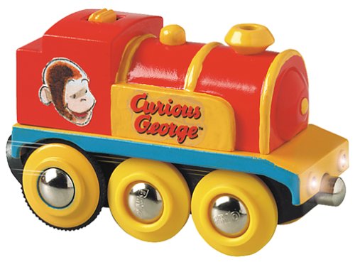 Buy Brio Wooden Curious George Battery Powered Engine Online at Low ...