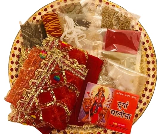 Buy Navratri Pooja Kit - with Durga Maa Chunri Complete Pack 14 ...