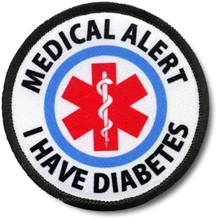 Amazon.com: Creative Clam I Have Diabetes Black Rim Medical Alert ...