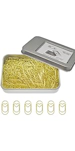 Amazon.com : 200 Pcs Heart Paper Clips Mini, Rose Gold Paperclips ...