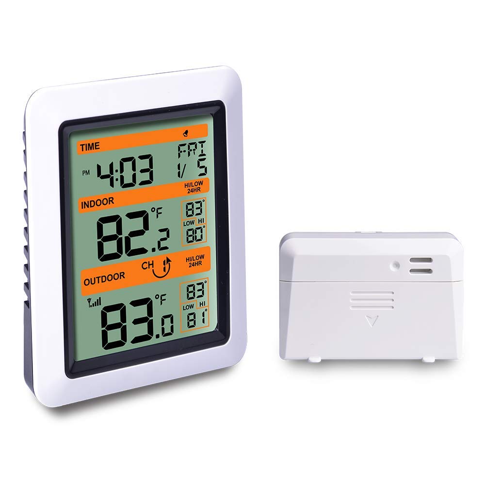 Amazon.com: ECOWITT WH0300 Wireless Thermometer Indoor Outdoor ...