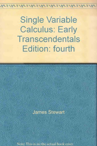 Single Variable Calculus (with Make The Grade and InfoTrac) (Available ...