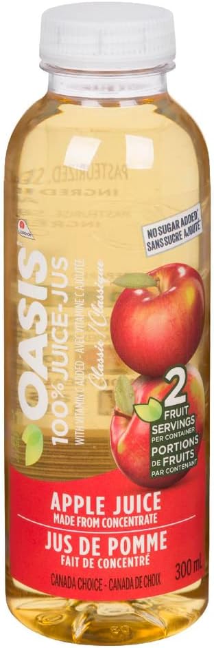 OASIS APPLE JUICE 24 X 300 ML : Amazon.ca: Grocery & Gourmet Food