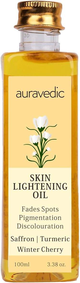 Amazon.com: Auravedic Skin Oil 100ml (3.38 Fl Oz) for Radiant Skin ...