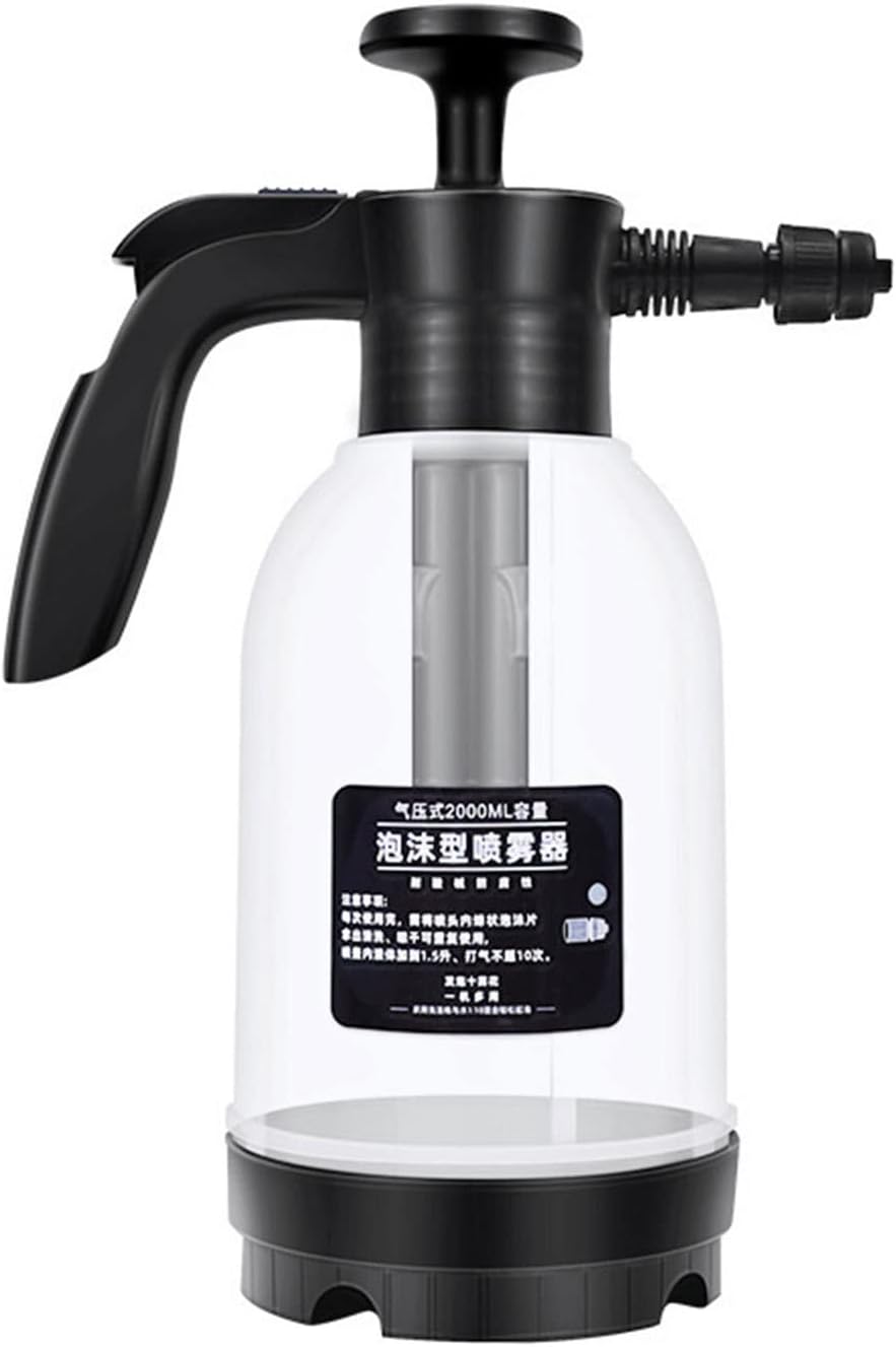 Amazon.com : Hand Pressure Sprayer Bottle, 2L Foam Sprayer Gu-n Car ...