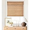 Amazon.com: LazBlinds Custom Cordless Bamboo Roman Shades, Light ...