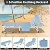 Amazon.com : MOPHOTO Tanning Lounge Chair 5-Position, Outdoor ...