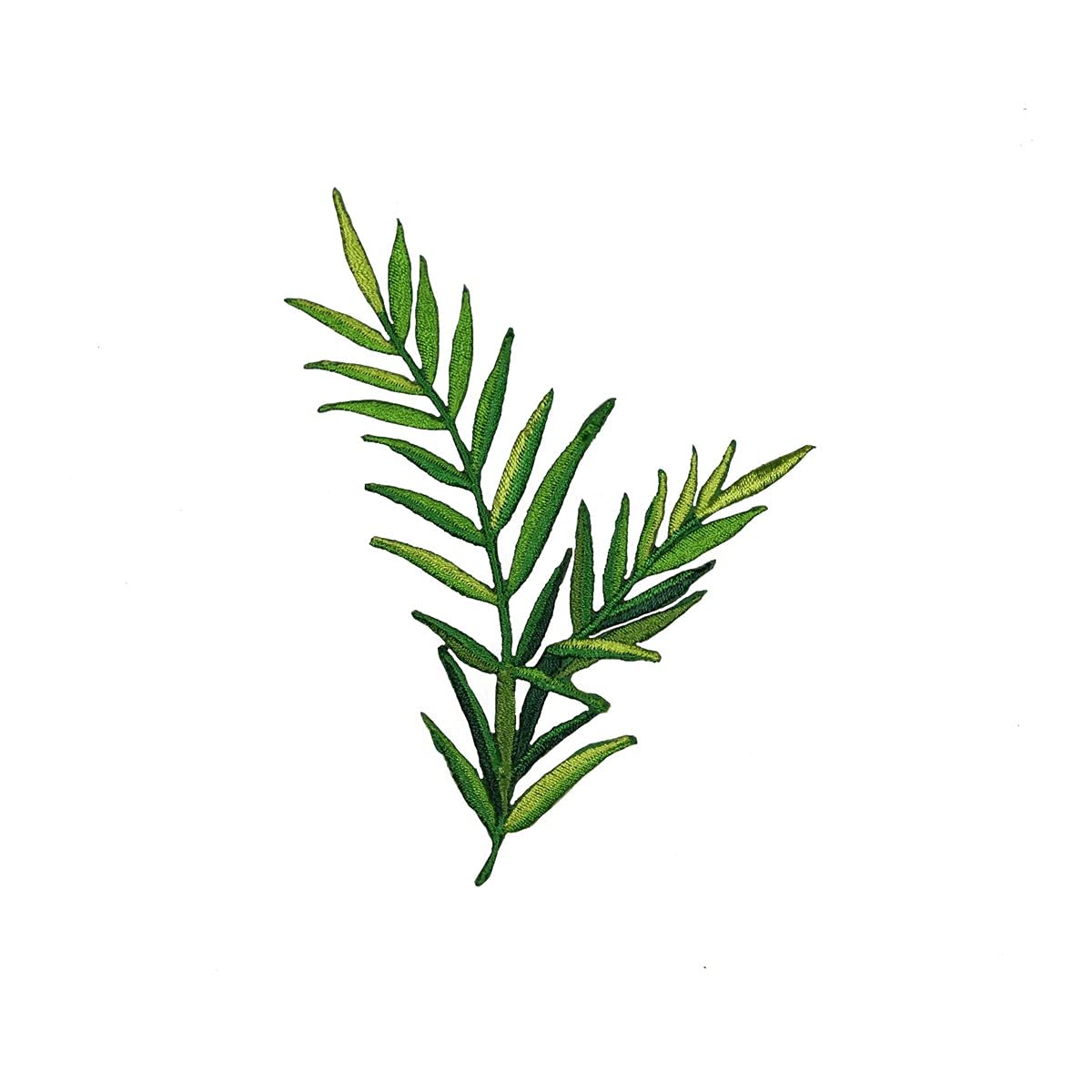 Amazon.com: ID 7213 Green Fern Branch Patch Leaf Flower Tree ...