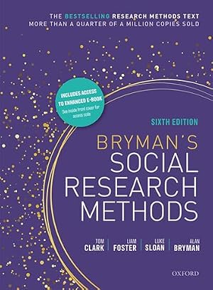 Social Research Methods: Bryman, Alan: 9780199689453: Amazon.com: Books