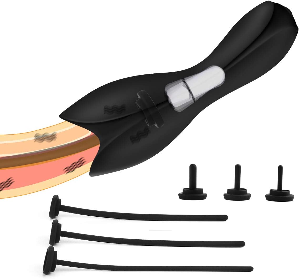 Amazon.com: Urethral Sounds Dilator Male Vibrator Penis Training ...