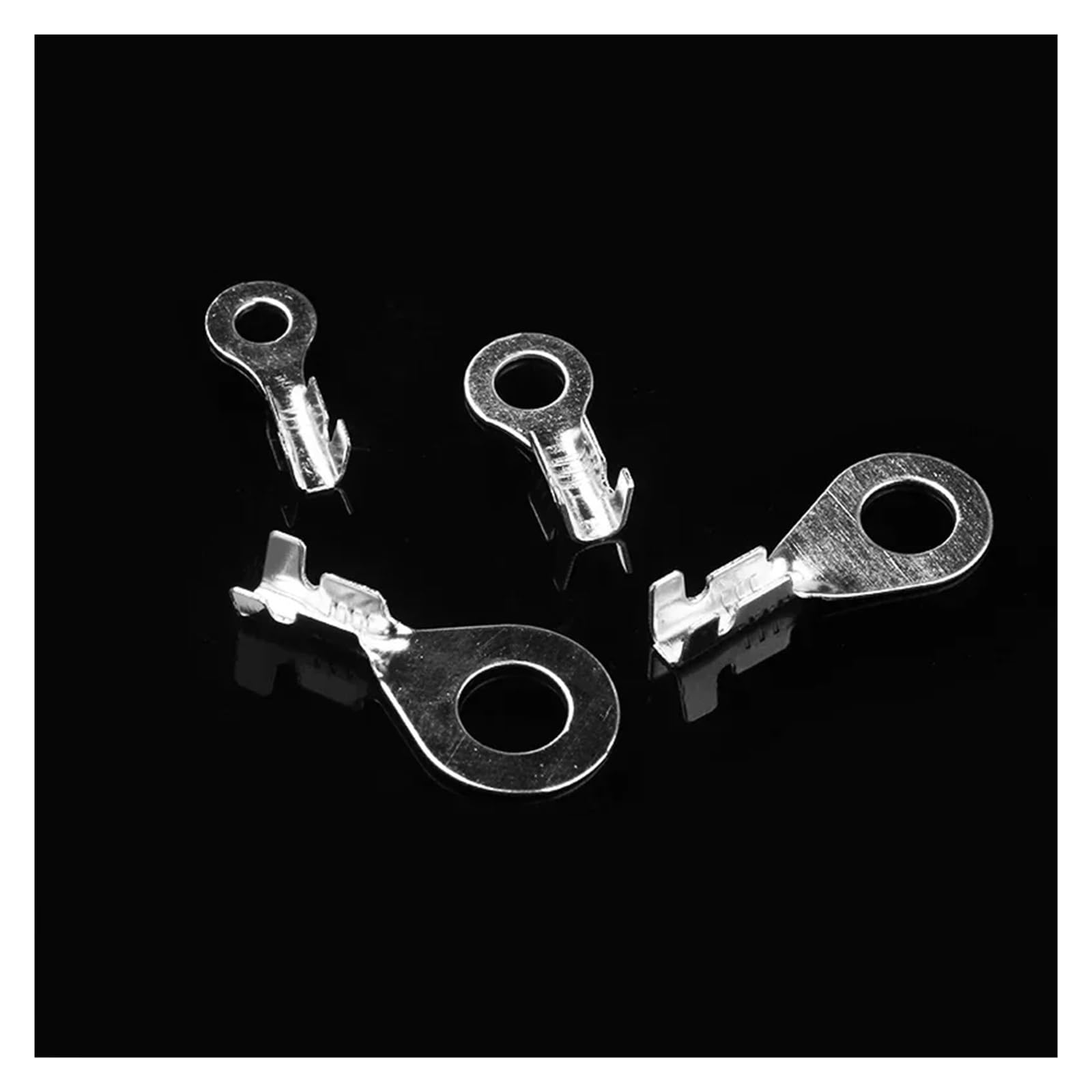Snapklik.com : 100PCS M3 M4 M5 M6 M8 M10 Non-Insulated Ring Cable Lugs ...