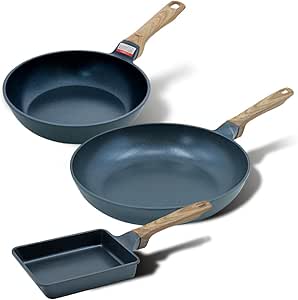 Amazon | every U. 軽量強化フライパン DAIKIN silkwear ガス火/IH対応 金属ヘラ対応 耐摩耗性100万回クリア 高熱効率 PFOS フリー 【3set ...