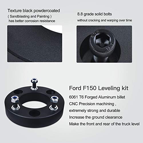 Snapklik.com : BDFHYK Front Leveling Kit For Ford F150 2, 2in Front ...