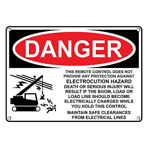 Amazon.com: Weatherproof Plastic OSHA Danger Remote Control ...