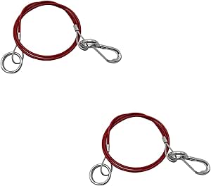 SHLPDFM 2 x Tear-Off Rope 1 m with Red Ring Brake Cable Catch Rope ...