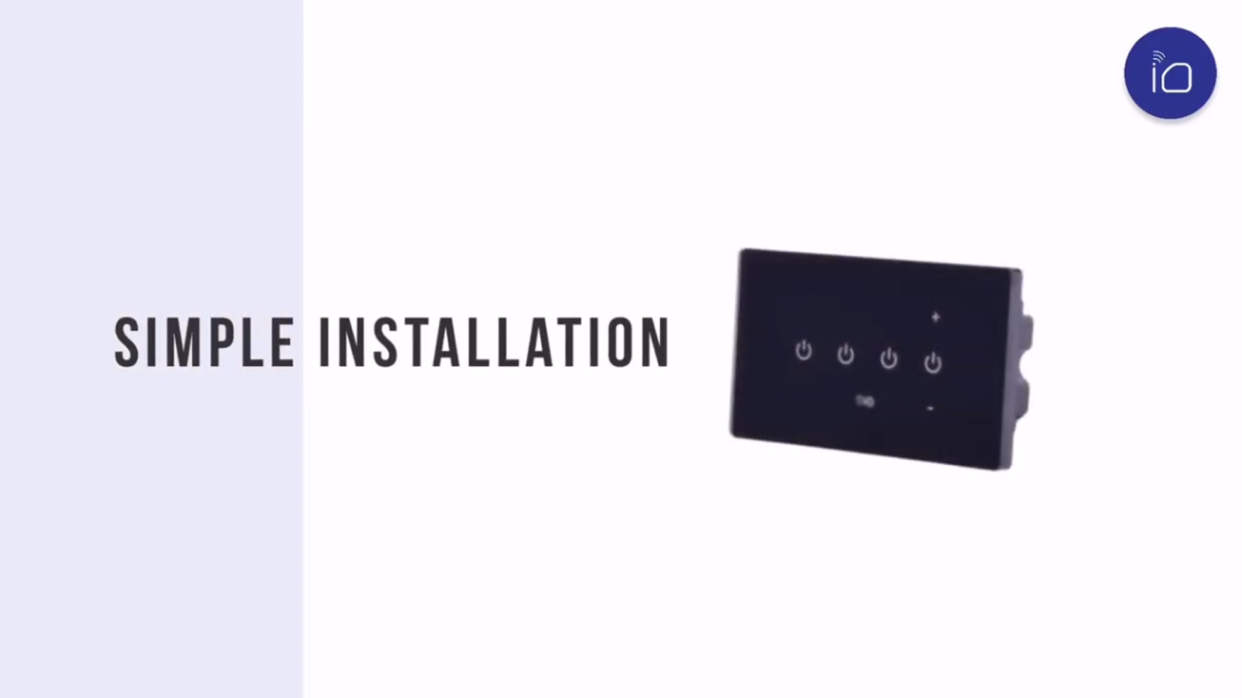 5 minutes to install iotics smart touch switch