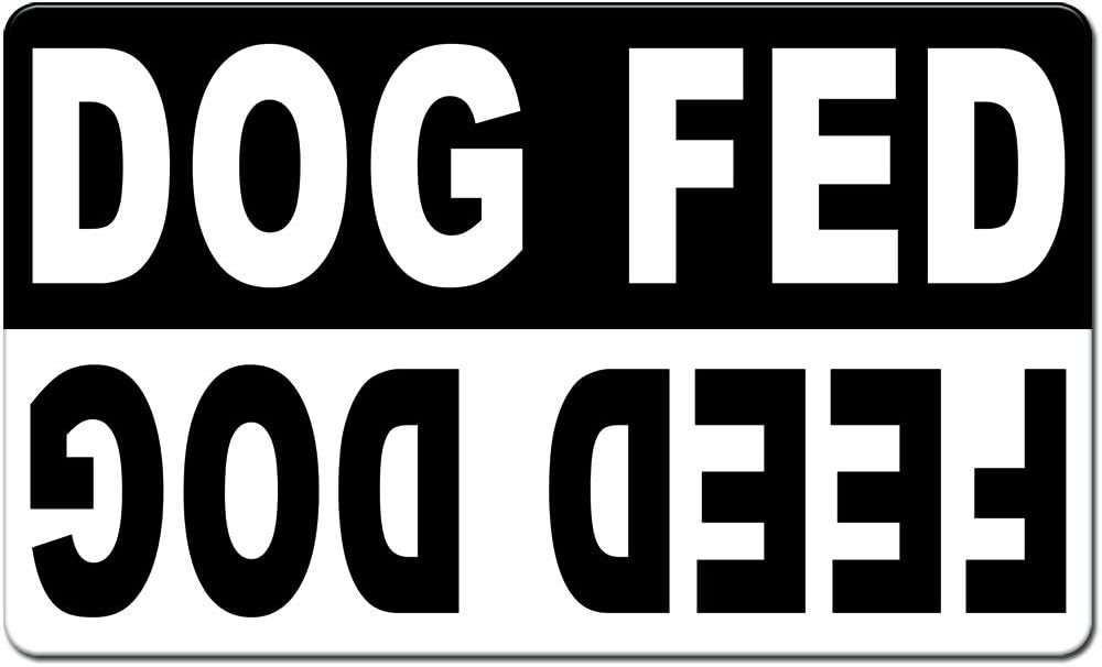 Amazon.com: Dog Fed/Feed Dog Refrigerator Magnet - 3x5 30Mil : Pet Supplies