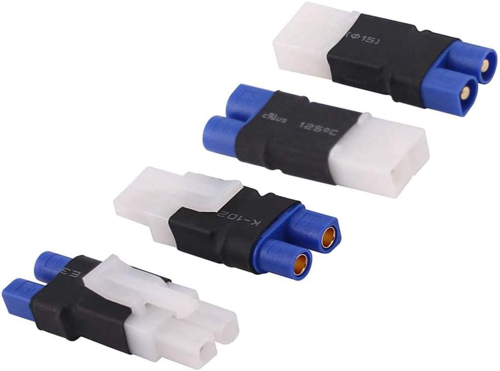 Amazon.com: Yowoo 2 Pairs EC3 to EC5 Male Female Connector Adapter for ...