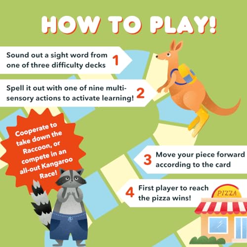 Snapklik.com : Kangaroo Cravings Award-Winning Learn-to-Read Board Game ...