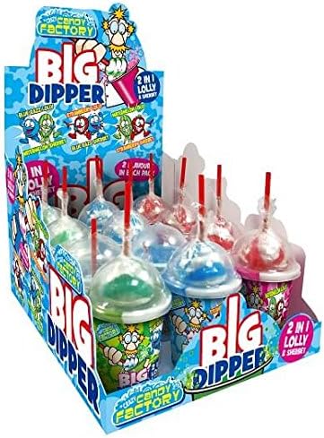 Crazy Candy Factory Big Dipper Lollipop & Sherbet Dip : Amazon.co.uk ...