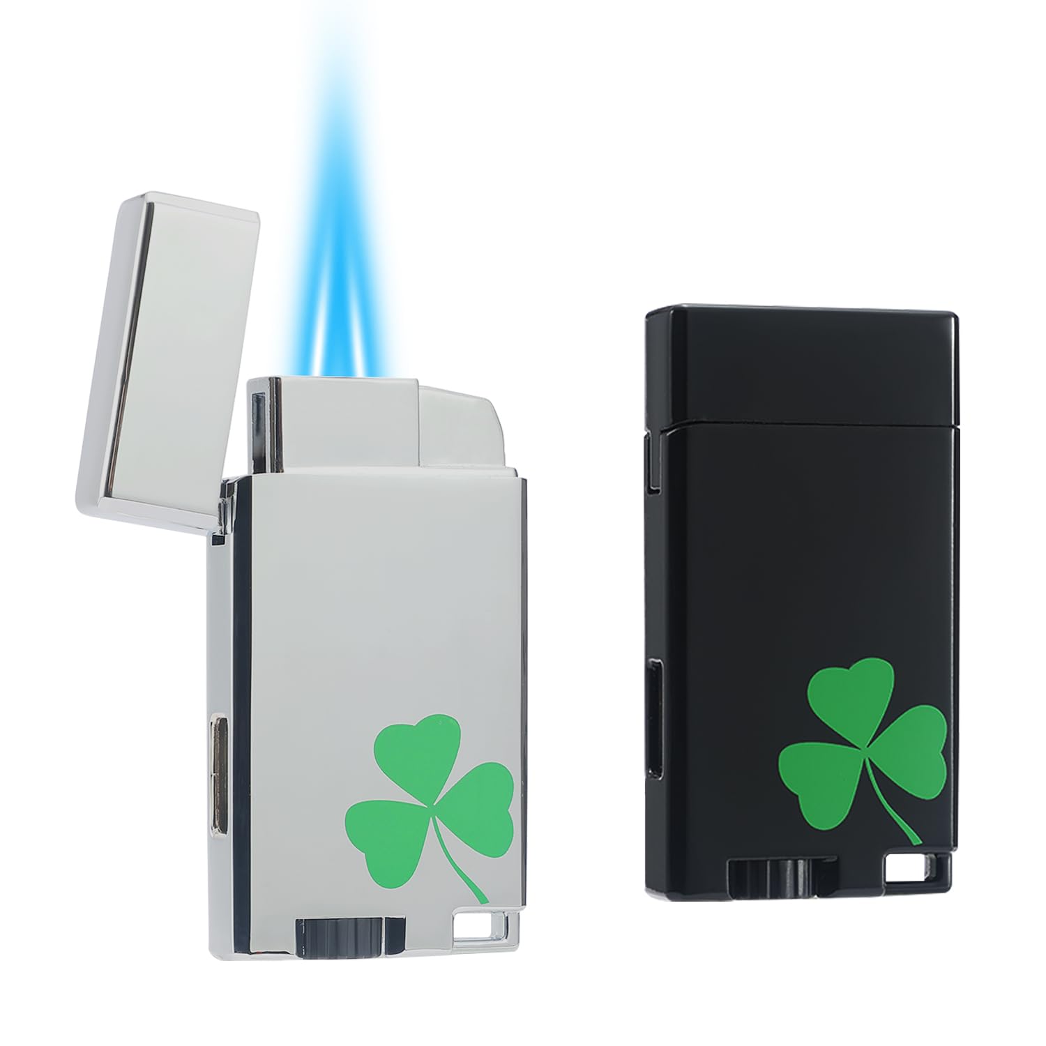 Amazon.com: 2 Pack Mini Torch Lighter Butane Refillable, Double Jet ...