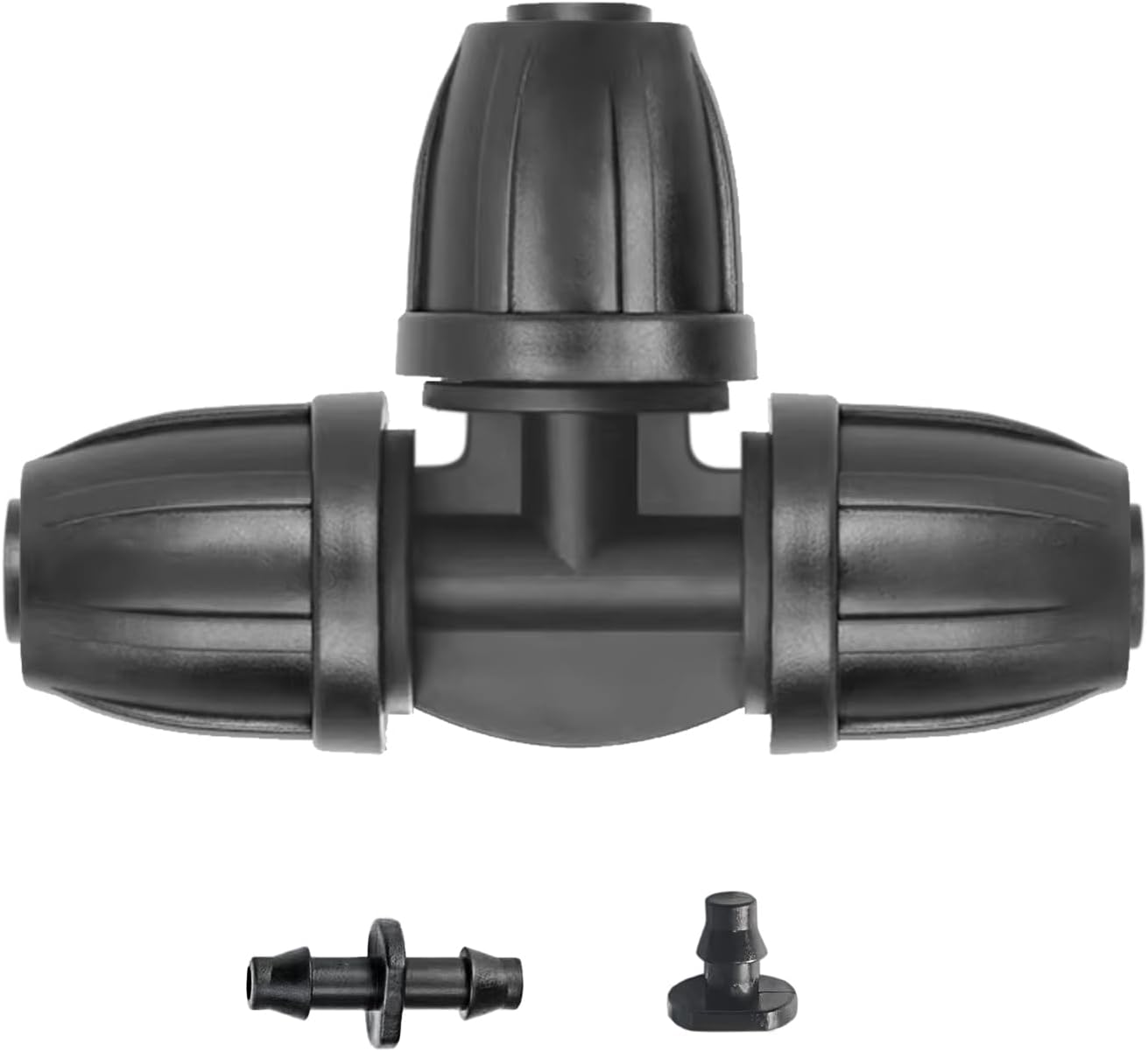 Amazon.com : iPriro 40pcs T Connector, fit 1/4 inch Drip Irrigation ...