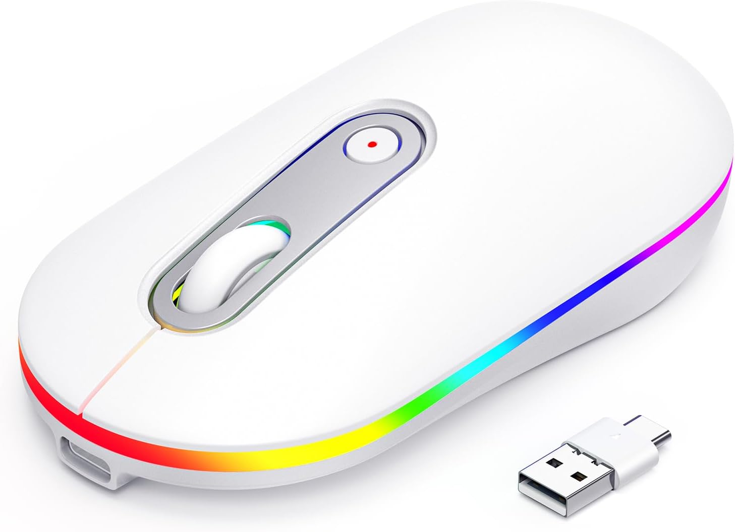 Amazon.com: LODVIE Wireless Mouse, 2.4G Slim Silent Computer Mouse with ...