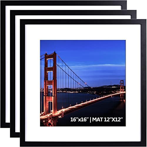 Amazon.com - upsimples 16x16 Picture Frame Set of 3, Made of High ...