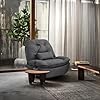 Amazon.com: Oversized Electric Recliner Chair, 270 Swivel Rocking ...