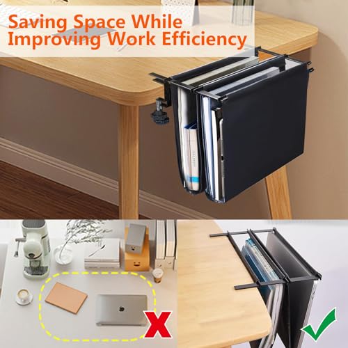 Snapklik.com : Under Table Hanging File Organizer Magazine, A4 Size ...