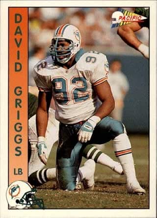 Amazon.com: 1992 Pacific #173 David Griggs NFL Football Trading Card ...