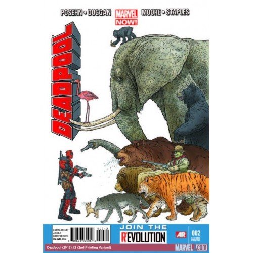 Deadpool #2 "2nd Print Variant- Dead Former Presidents Have Been ...