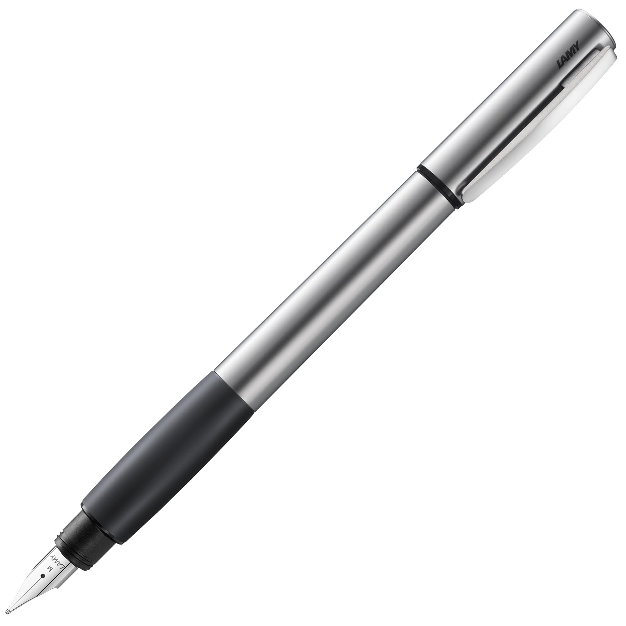 Lamy 1226182 F Model Fountain Pen, Accent AI 096 KK – Silver/Black ...
