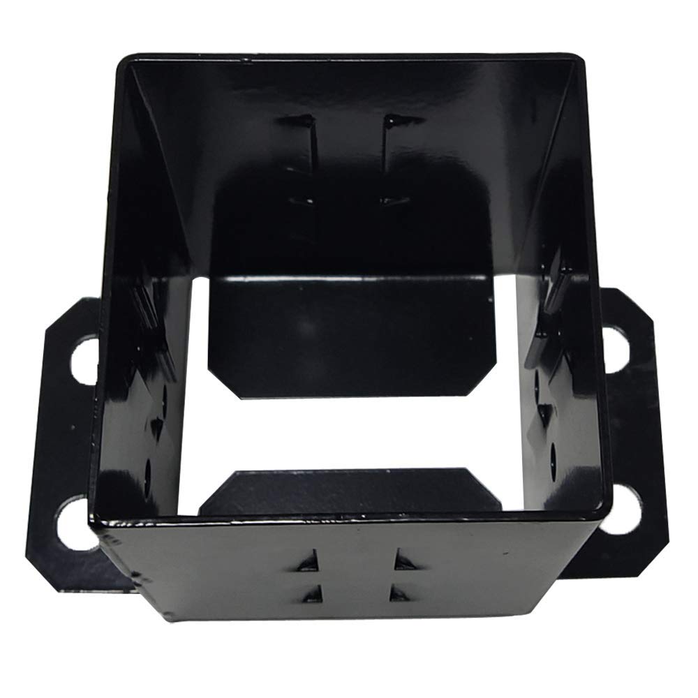 JH 4x4 Wood Fence Post Base Brackets Heavy Duty Powder Coated 13 jh-4x4-wood-fence-post-base-brackets-heavy-duty-powder-coated-13