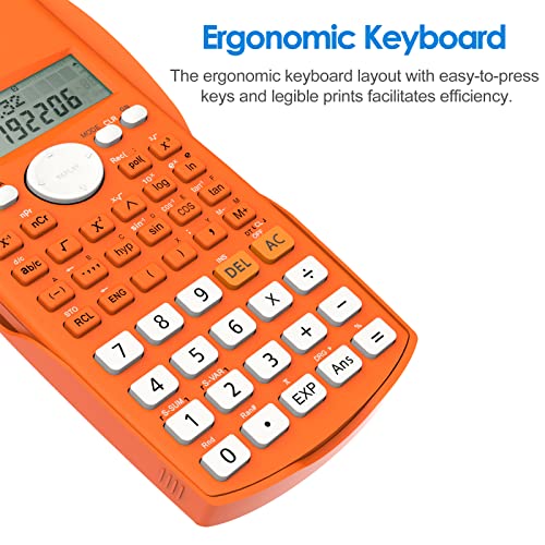 Snapklik.com : Helect 2-Line Engineering Scientific Calculator, Suitable For School And Business