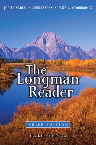 Amazon.com: The Longman Reader, Brief 8th Edition: 9780321481740 ...