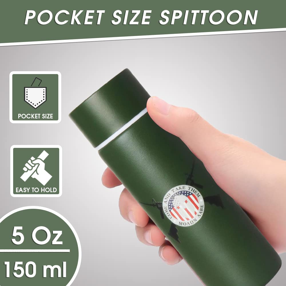 Snapklik.com : LIVEMUG Pocket Spittoon For Chewing Tobacco - 5 Oz ...