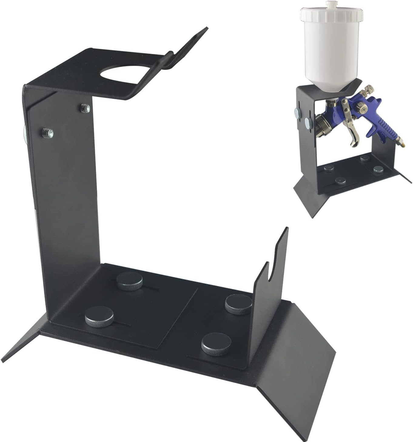 Amazon.com : HUBEST Gravity Paint Sprayer Stand - Benchtop Gravity Feed ...