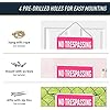 Amazon.com: N A Girls Bedroom Sign - Funny No Trespassing Girls Only ...