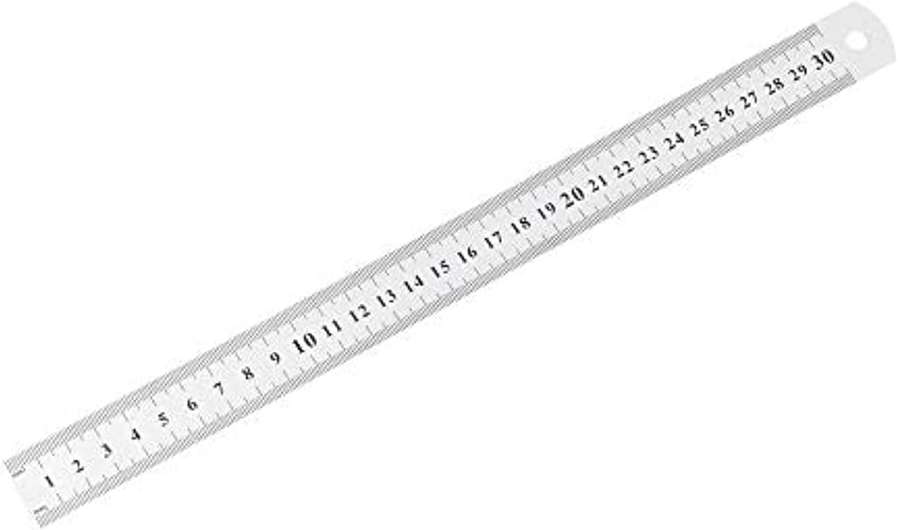 Qatalitic Stainless Steel Scale/Ruler 1 Meter (100 cm / 40 inch): Buy ...