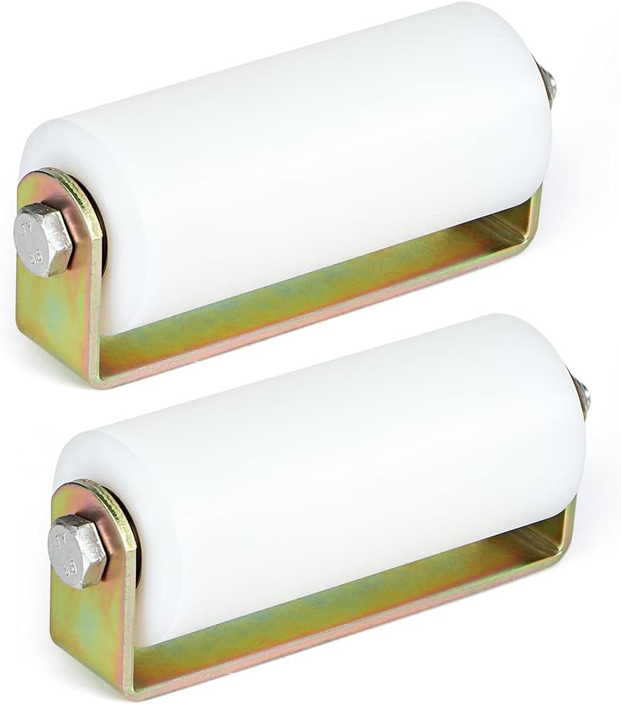 Amazon.com: 6" Sliding Gate Guide Roller Hard Rubber Roller with ...