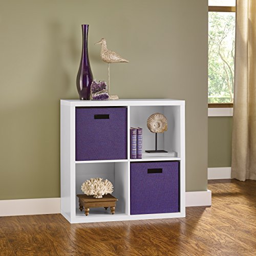 Snapklik.com : ClosetMaid 4 Cube Storage Shelf Organizer Bookshelf