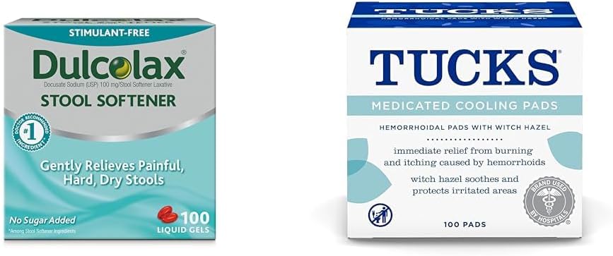 Amazon.com: Dulcolax Stool Softener Laxative Liquid Gel Capsules (100ct ...