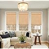 Amazon.com: LazBlinds No Tools No Drill Cordless Bamboo Roman Shades ...