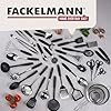 Fackelmann INITIAL Spaghetti Spoon, Non-Stick Anti-Scratch Plastic Server, Pronged Pasta Fork ...