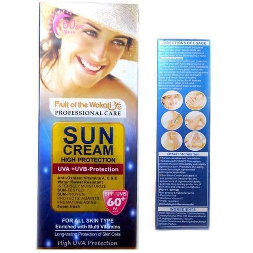 Wokali High Protection Sun Cream SPF60 130ml : Amazon.in: Beauty